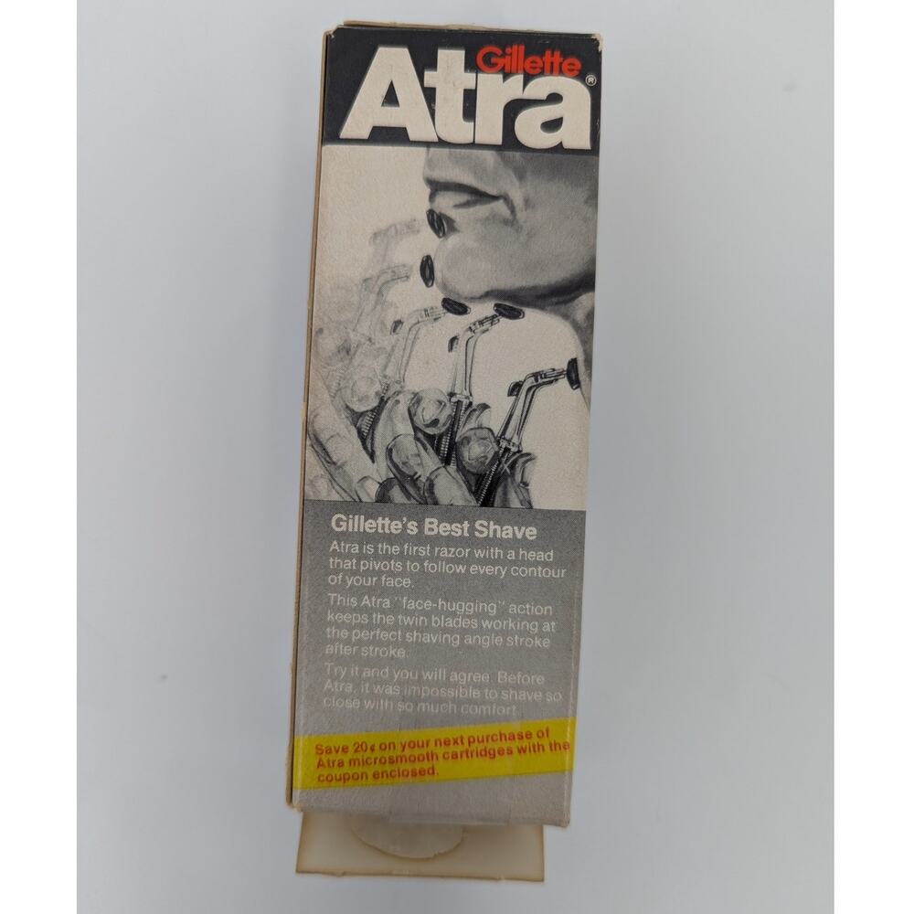 Vintage 1980s Gillette Atra Contour Razor A3 Includes… - Gem